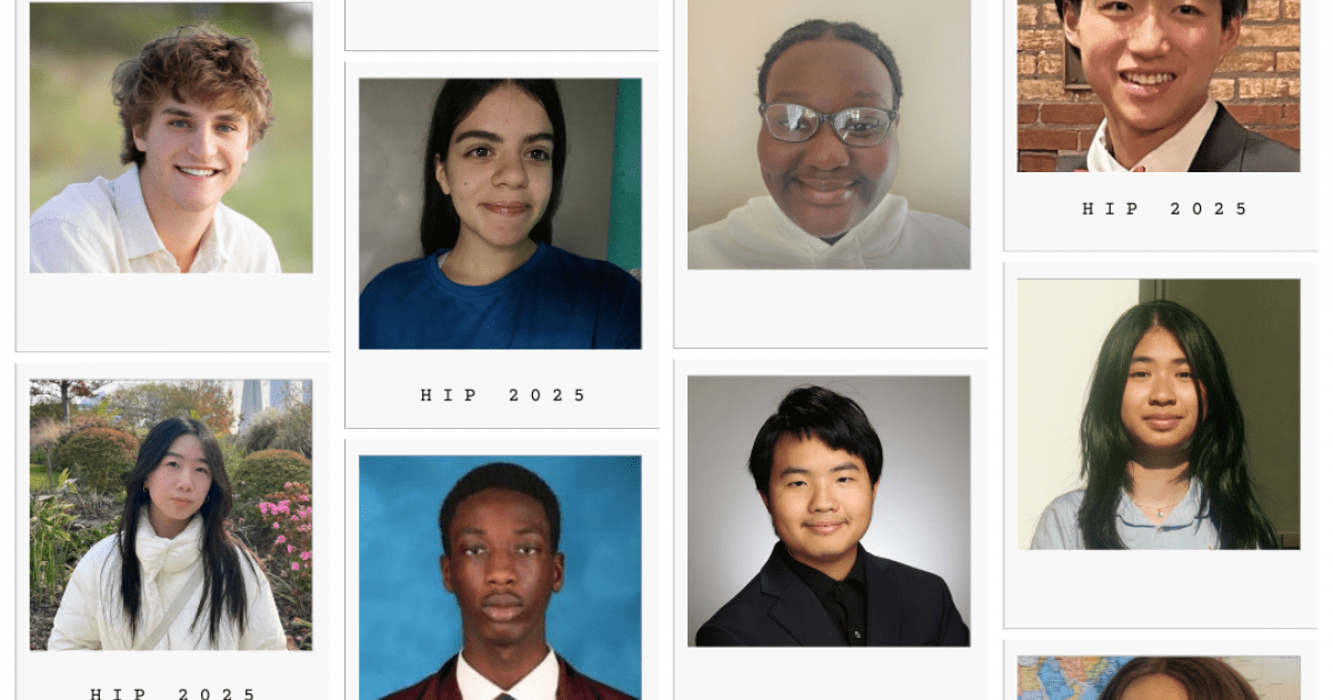 High School Interns Explore Global Challenges Through Geographical ...