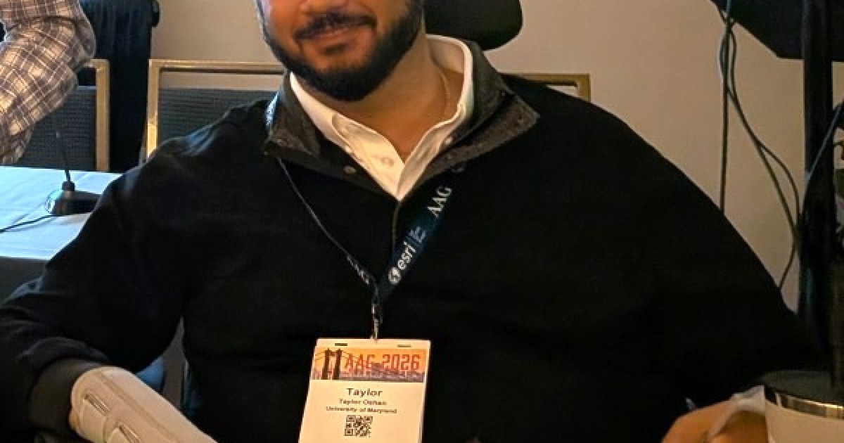 Associate Professor Taylor Oshan, Doctoral Student Honored at AAG ...